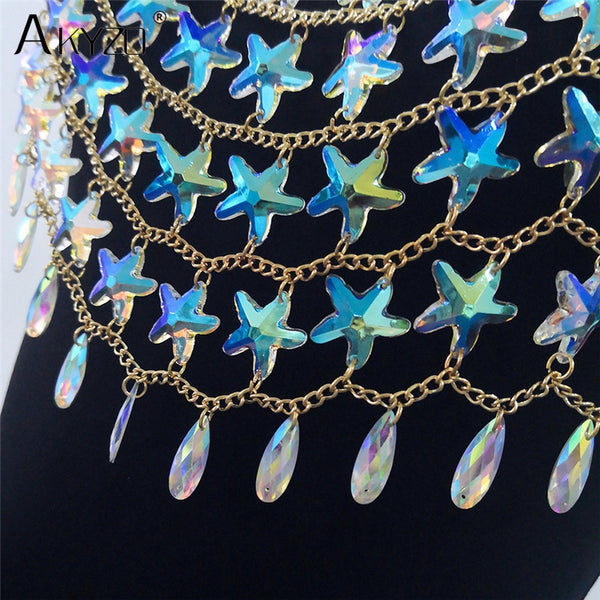 Sparkle Chain Chest Piece – Harlow and May